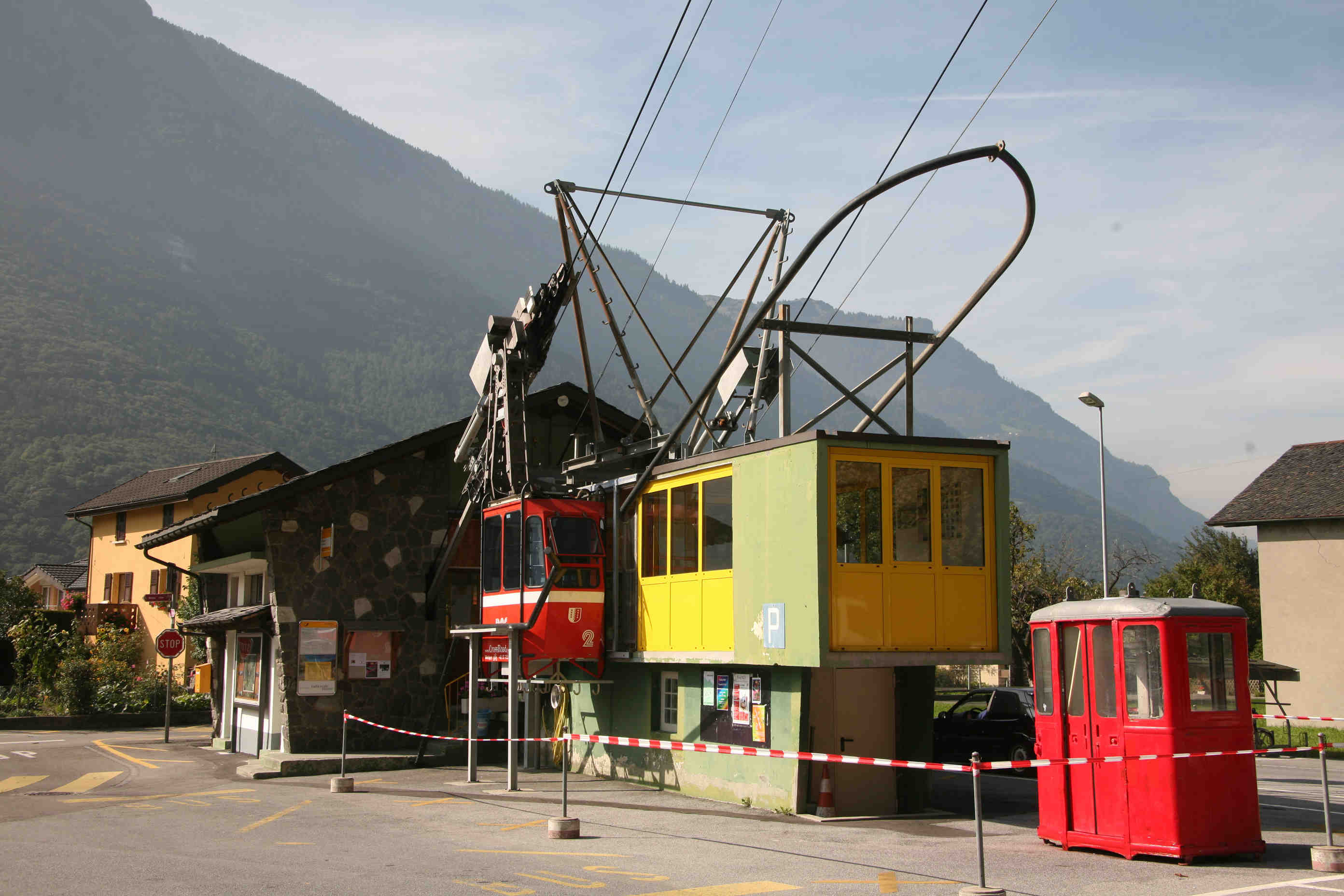 Transports et téléphérique · Dorénaz